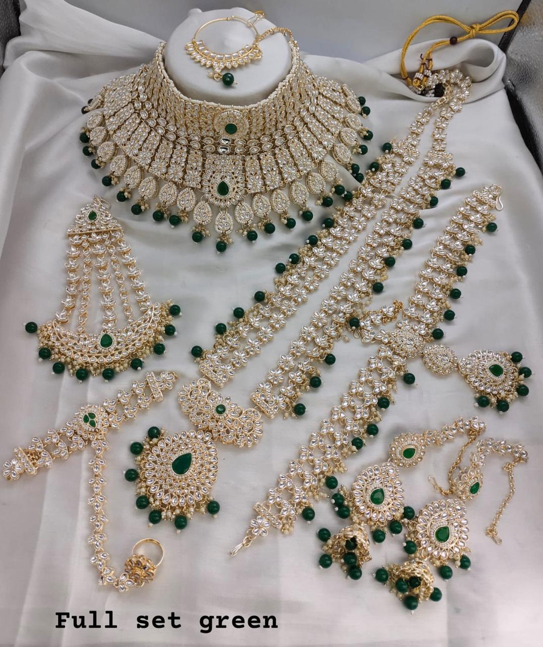 Heavy Monzonite Bridal Jewelry Set | Unique Wedding & Engagement Gems ...